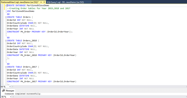 How To Create A Partitioned View In Sql Server